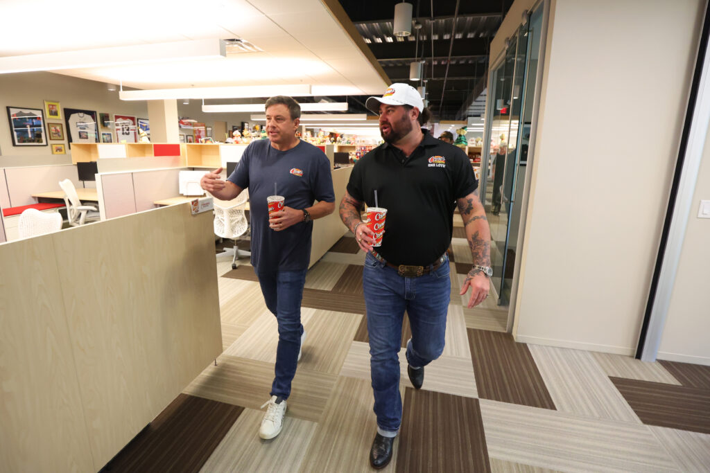 PHOTOS: Koe Wetzel, founder visit Plano Raising Cane's corporate office ...