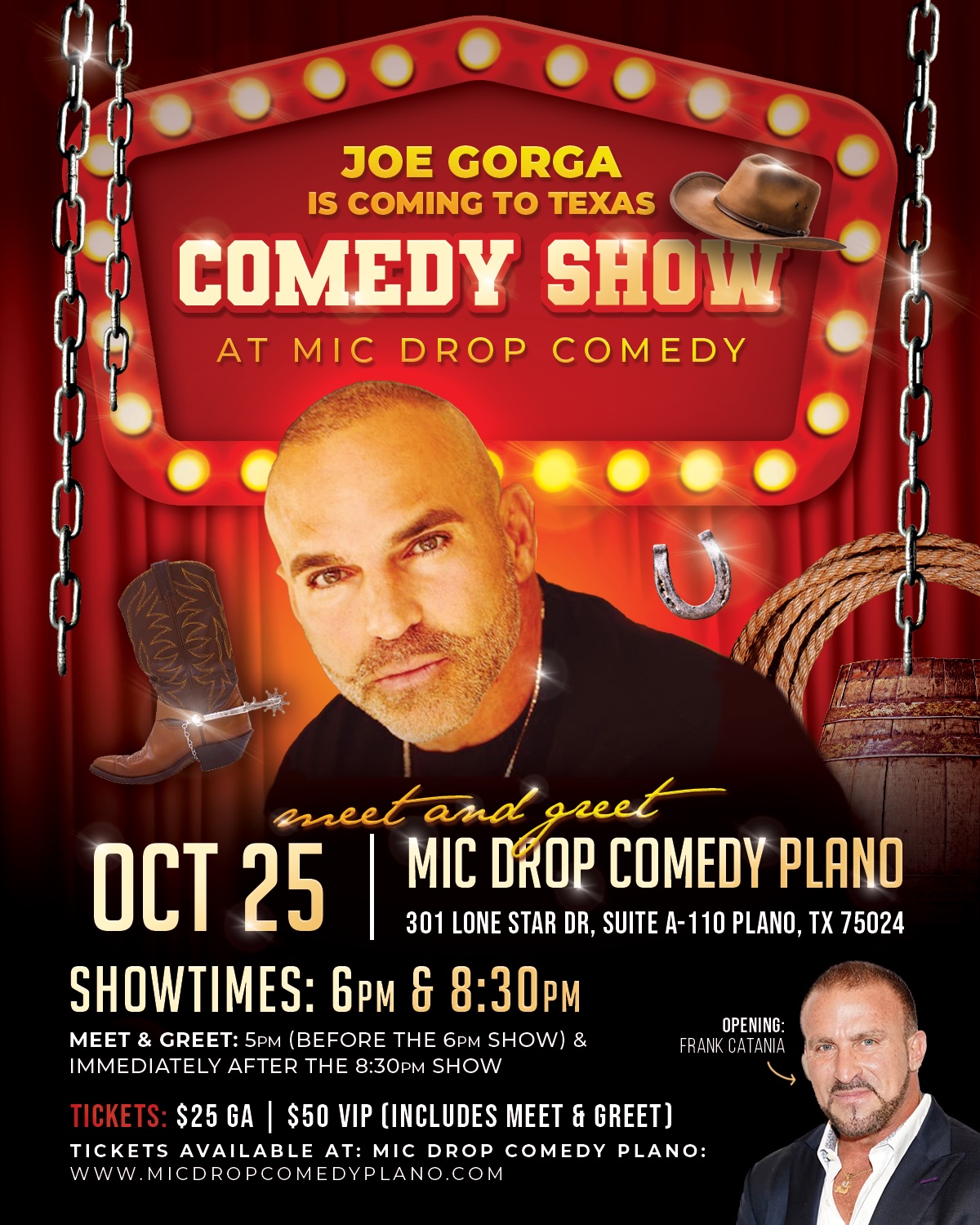 POSTPONED: Real Housewives' Joe Gorga to bring laughs to Mic Drop ...