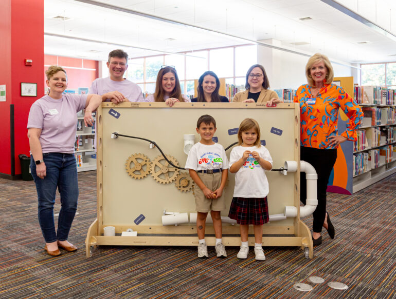Plano Public Library receives STEM Play Walls after H-E-B donation ...